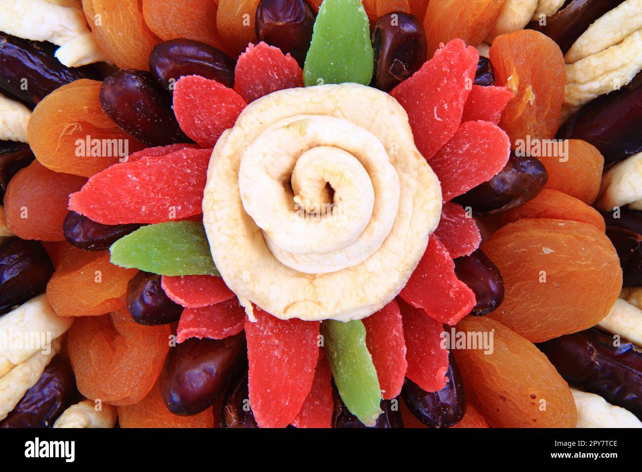 dried color fruits as very nice food background Stock Photo - Alamy