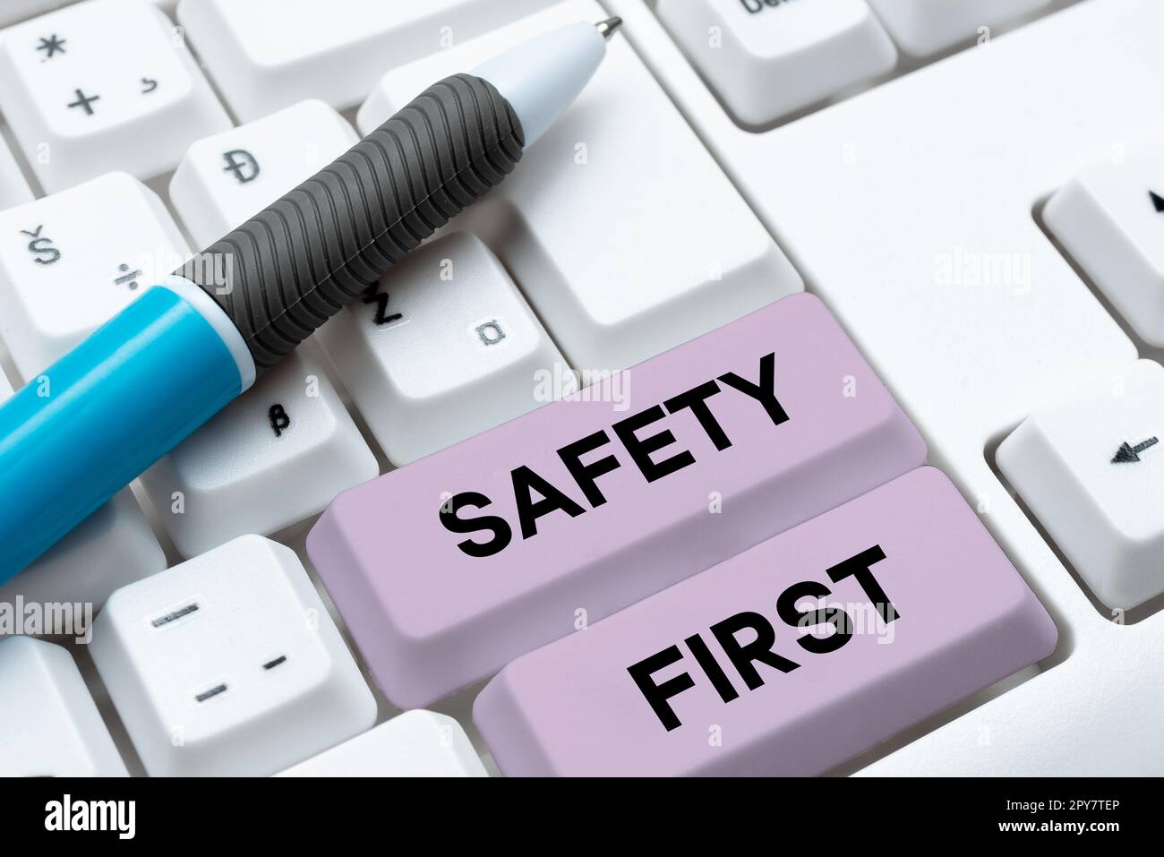 Text showing inspiration Safety First. Business idea Avoid any ...