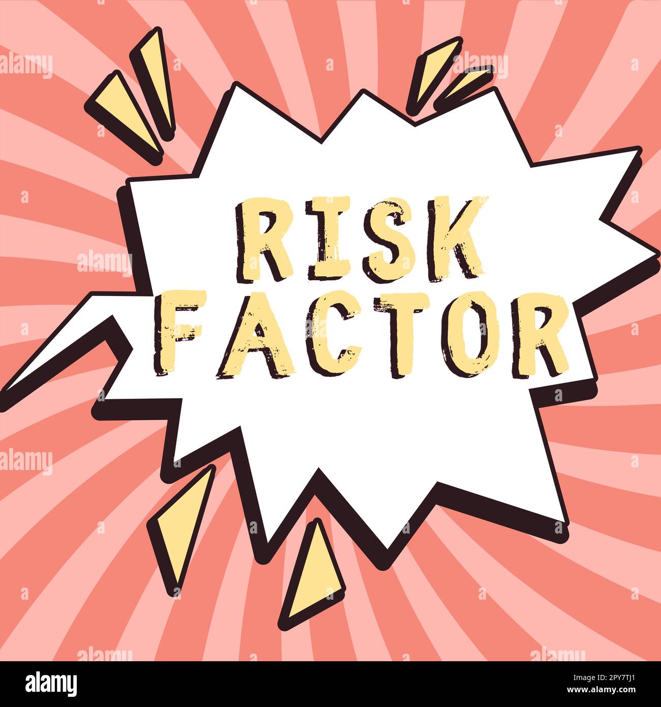 Text sign showing Risk Factor. Business concept Something that rises ...
