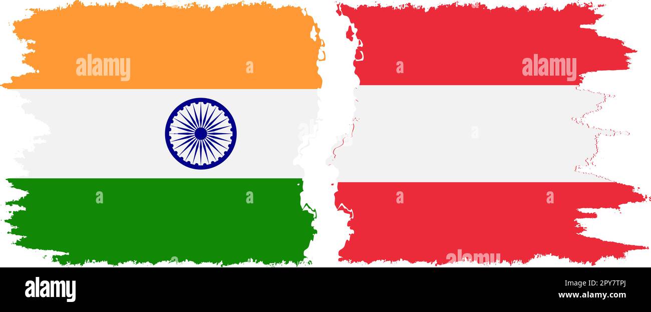 Austria india flag hi-res stock photography and images - Alamy