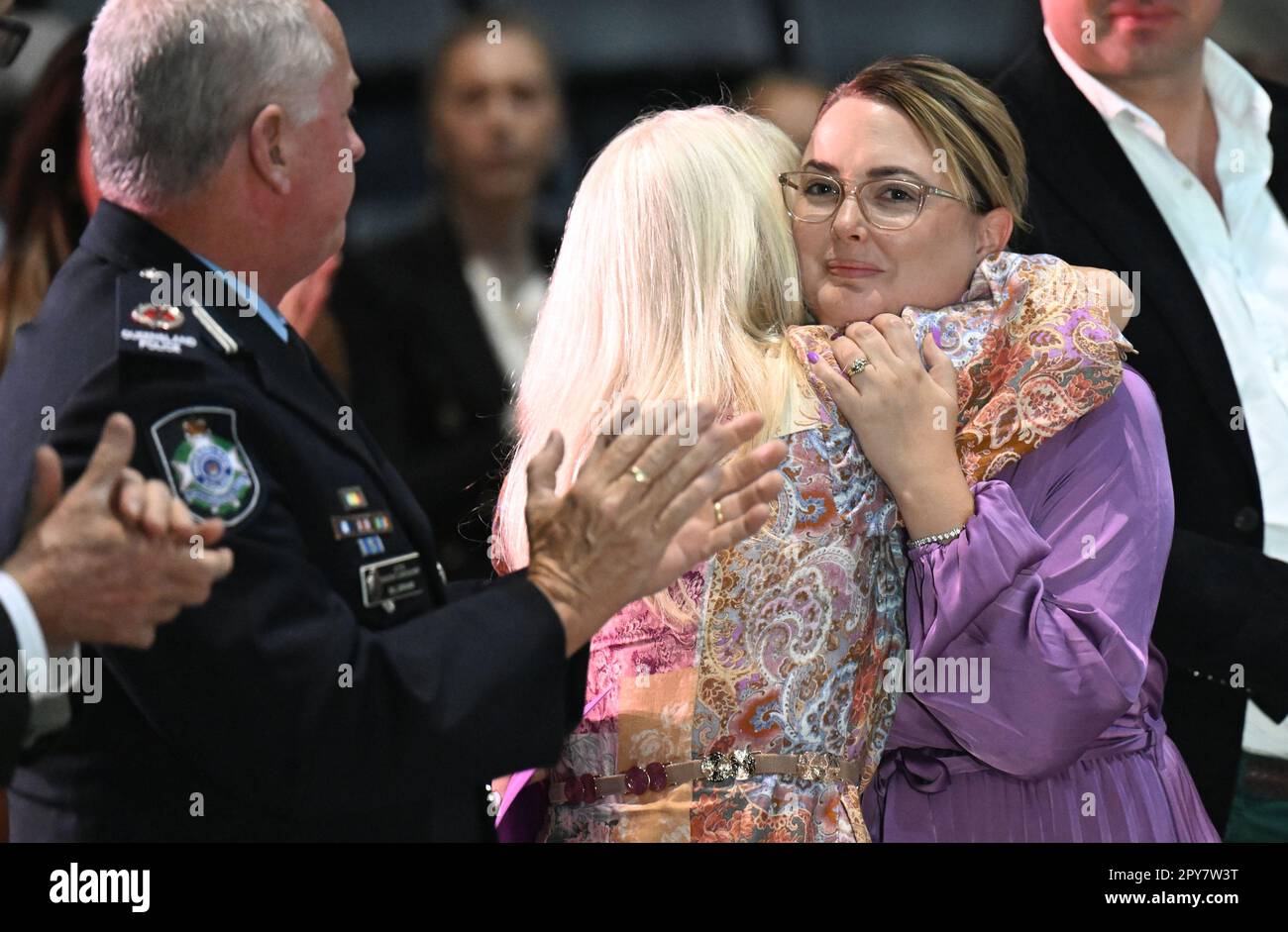 Shayne Probert (right), daughter of murder victim Doreen Langhams is ...
