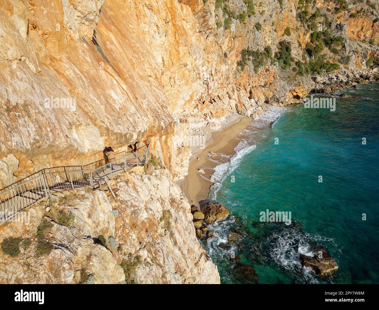 Aerial beach cliffs hi-res stock photography and images - Alamy