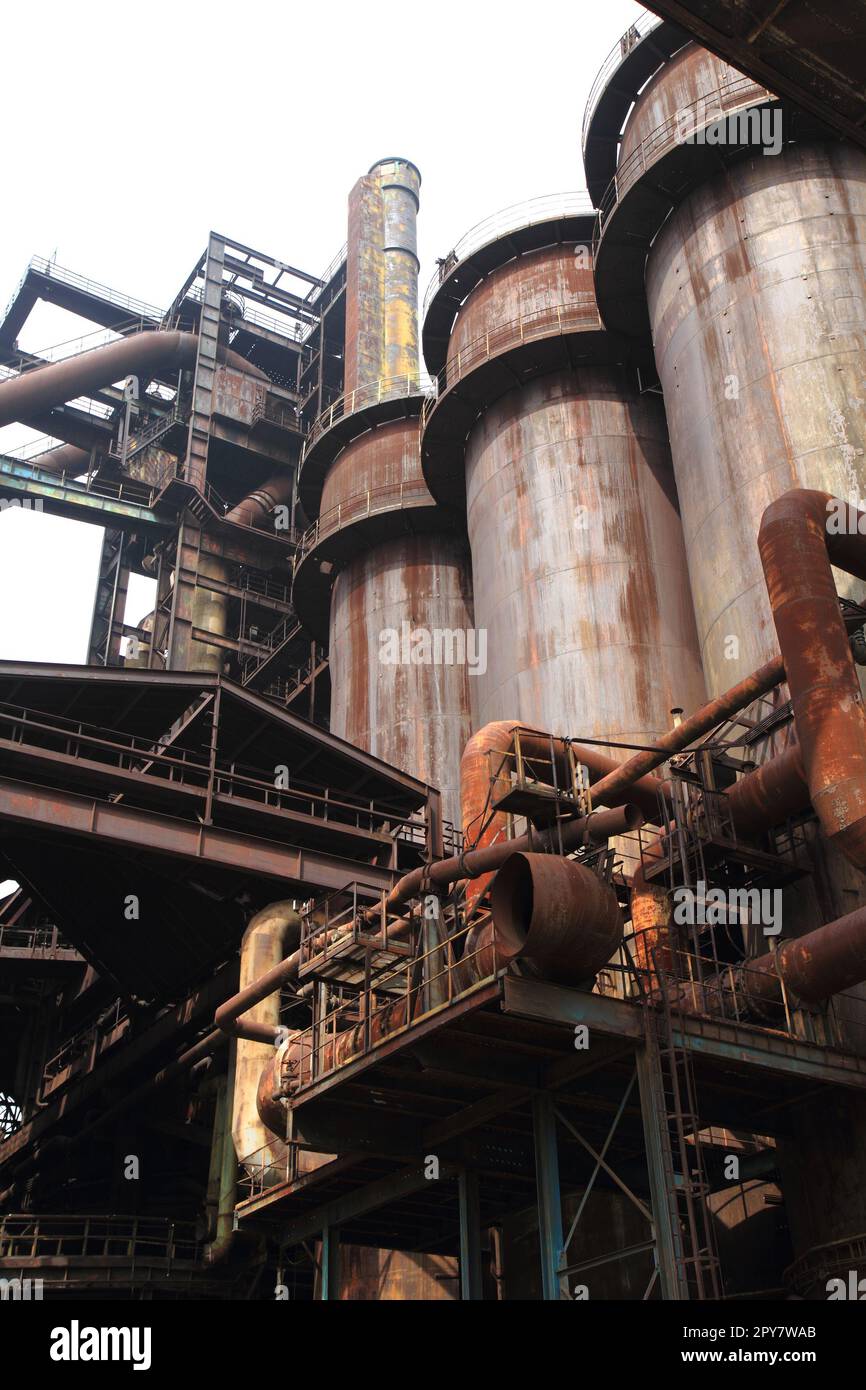 The Lower Vitkovice area (Dolni oblast Vitkovice), Ostrava, Czech ...