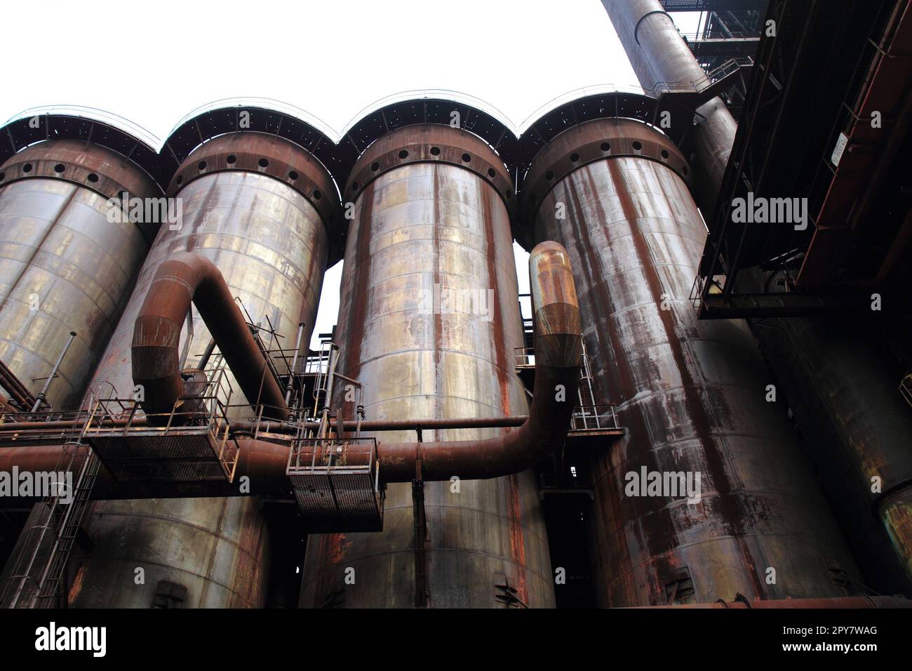 The Lower Vitkovice area (Dolni oblast Vitkovice), Ostrava, Czech ...