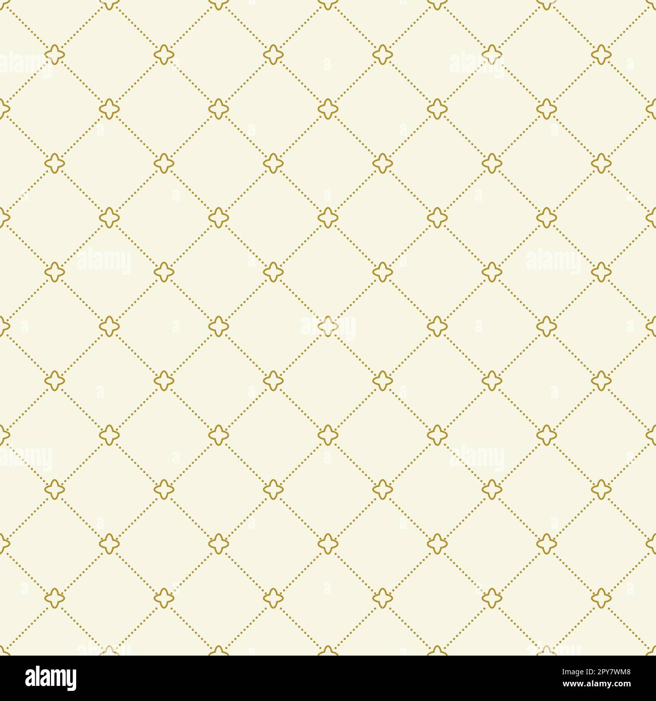 Geometric golden dotted vector pattern. Seamless abstract modern ...