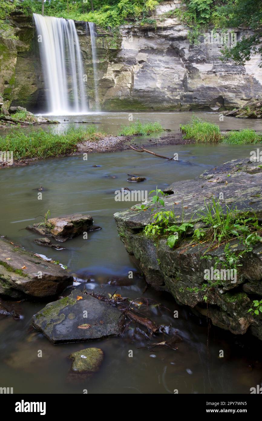 Minneopa Falls Waterfall Stock Photo - Alamy