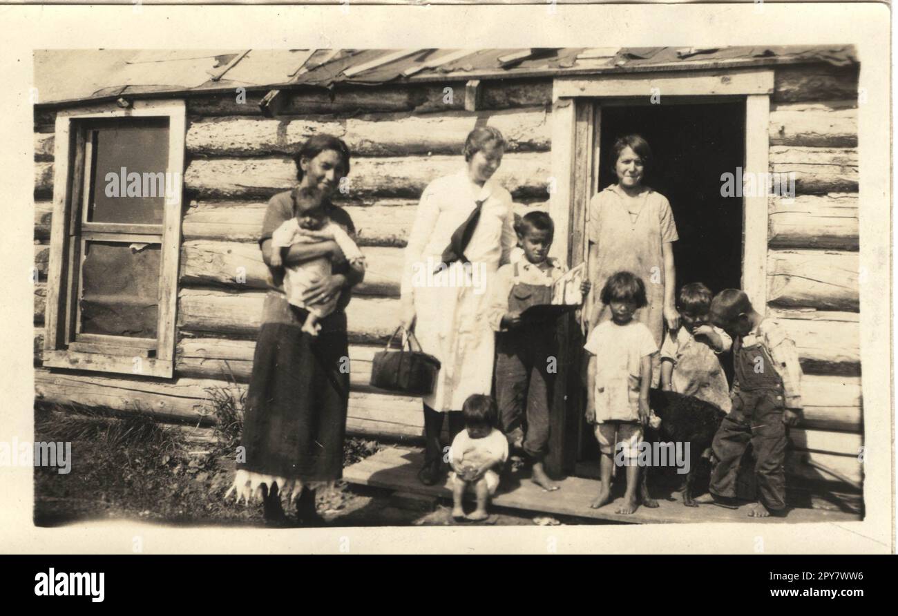 Visiting an Indian Reservation Stock Photo - Alamy