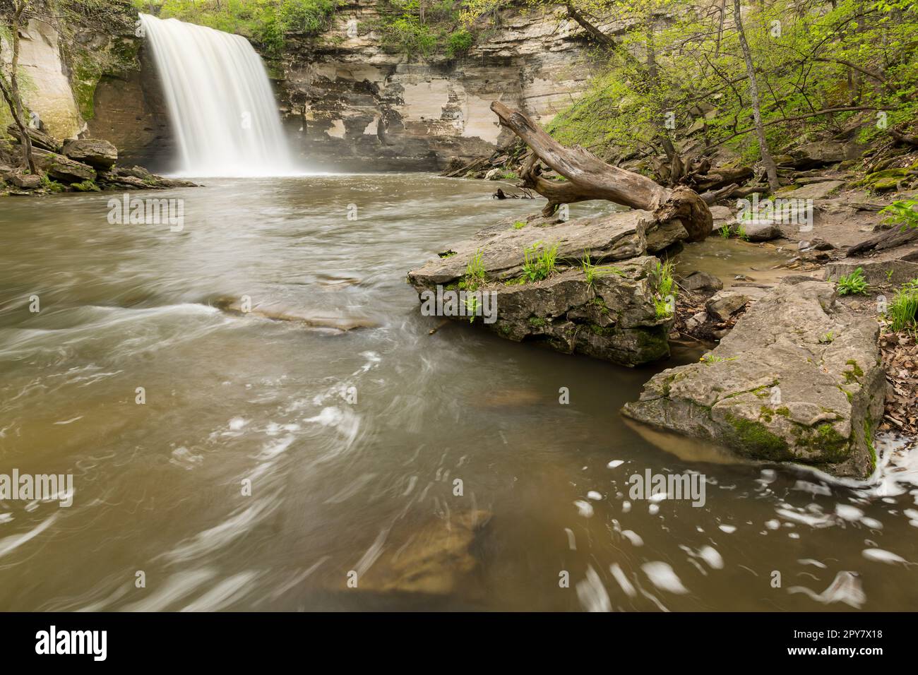 Minneopa Falls Waterfall Stock Photo - Alamy