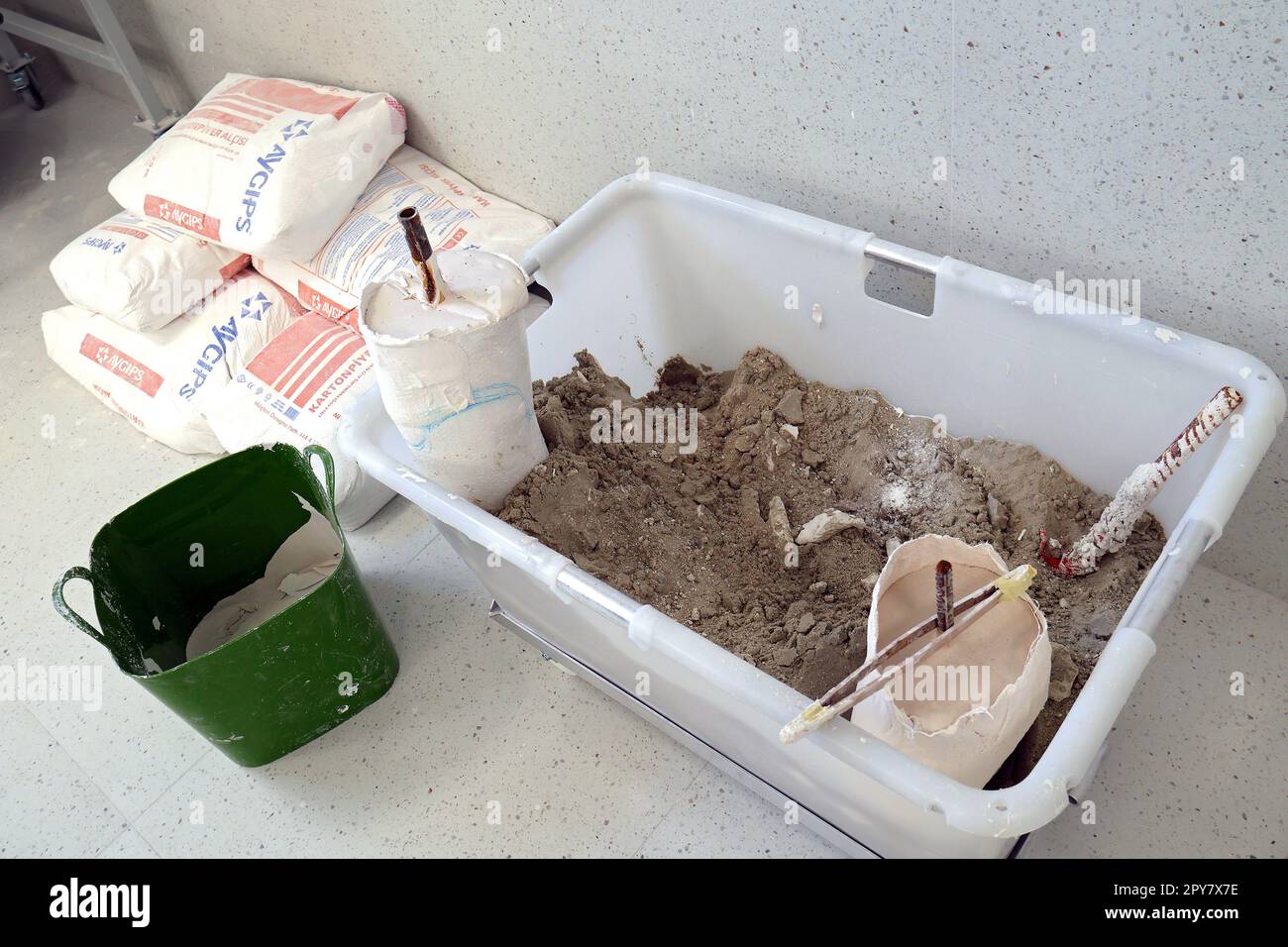 VYNNYKY, UKRAINE - MAY 1, 2023 - A prosthesis laboratory is pictured at ...