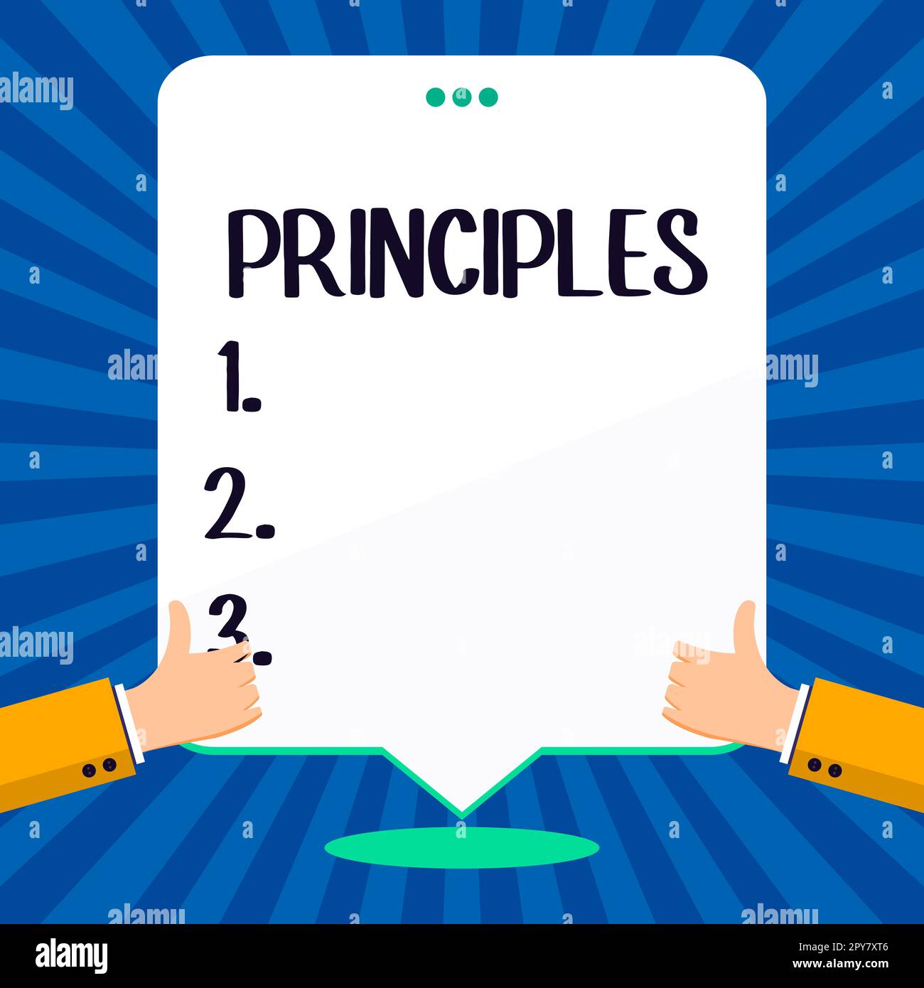 Inspiration showing sign Principles. Business concept fundamental truth ...