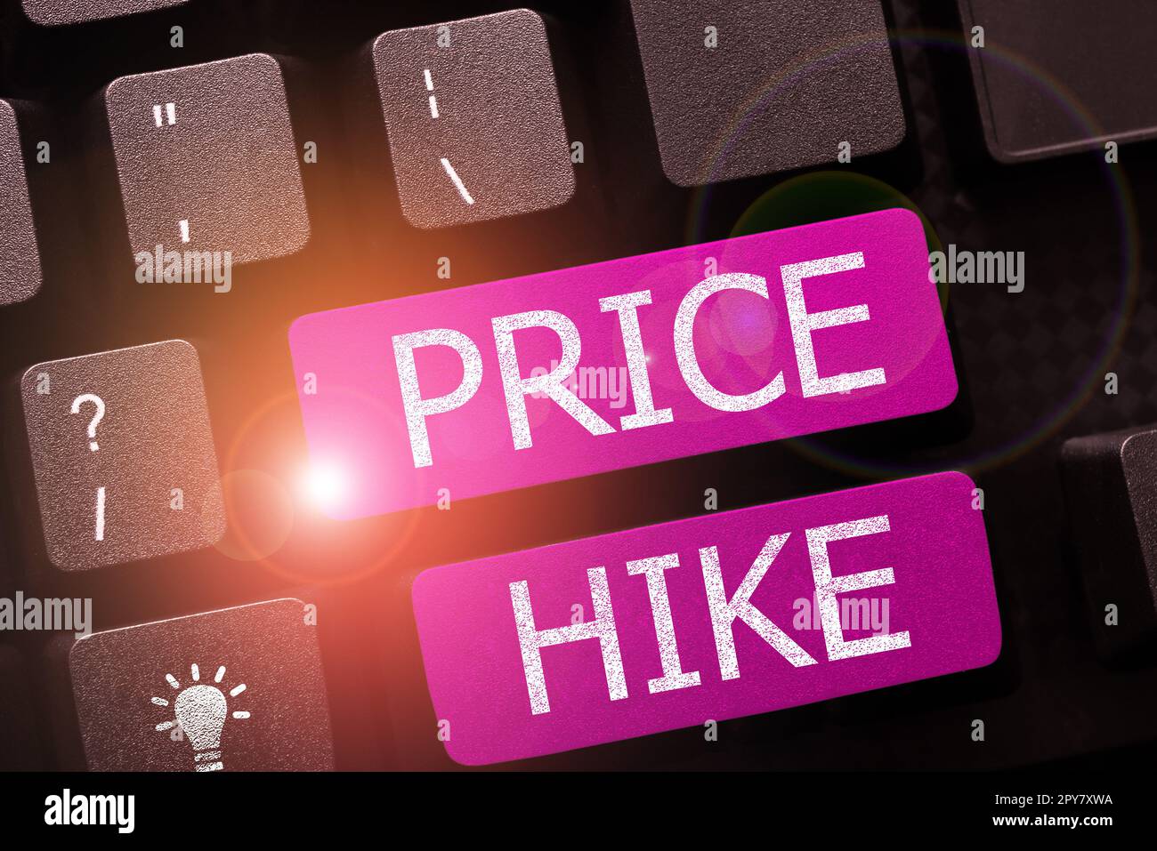 Hand writing sign Price Hike. Internet Concept sum of values that ...