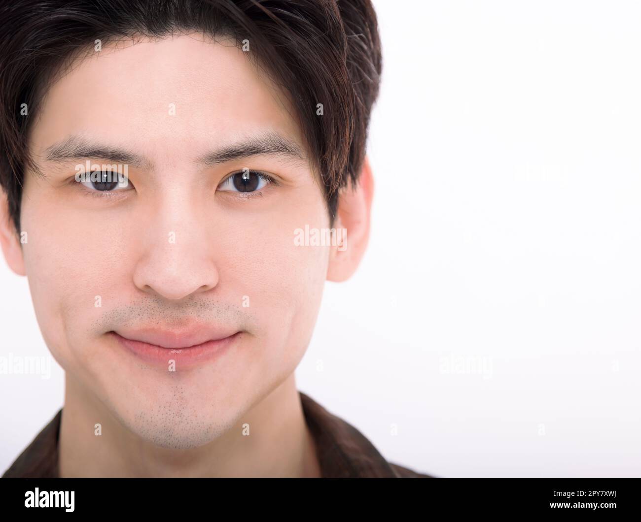 Chinese man face close up hi-res stock photography and images - Alamy