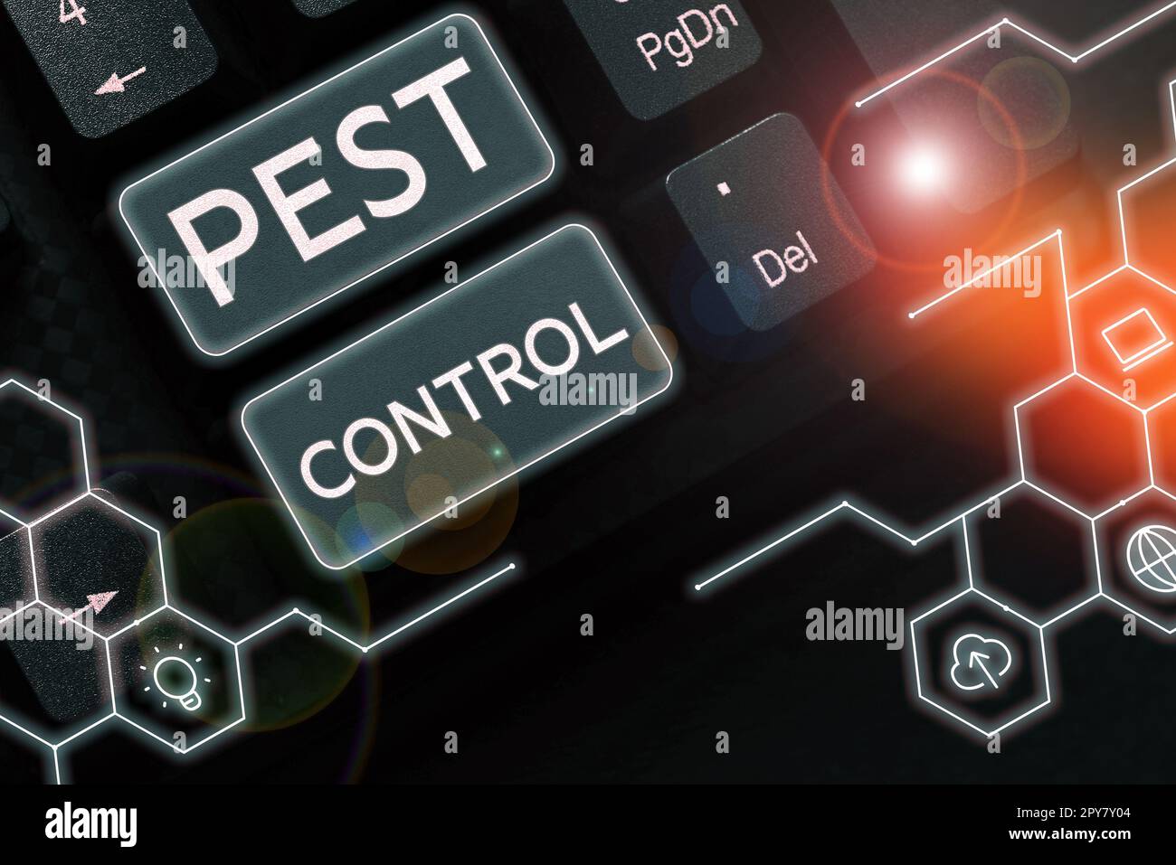 Sign displaying Pest Control. Business approach Killing destructive ...