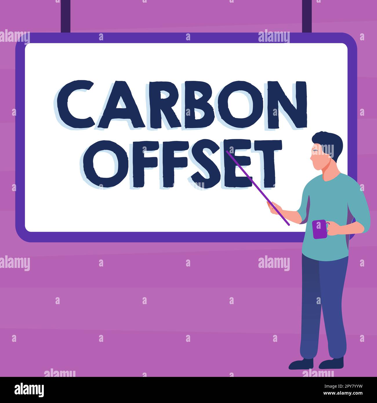 Inspiration showing sign Carbon Offset. Word Written on Reduction in ...