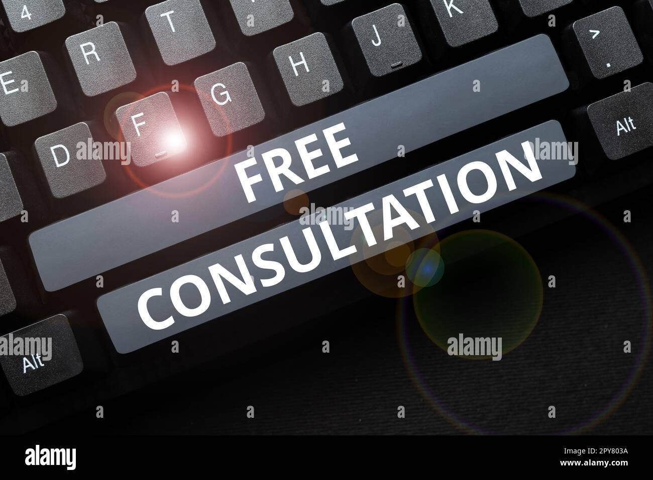 Text showing inspiration Free Consultation. Internet Concept Giving ...