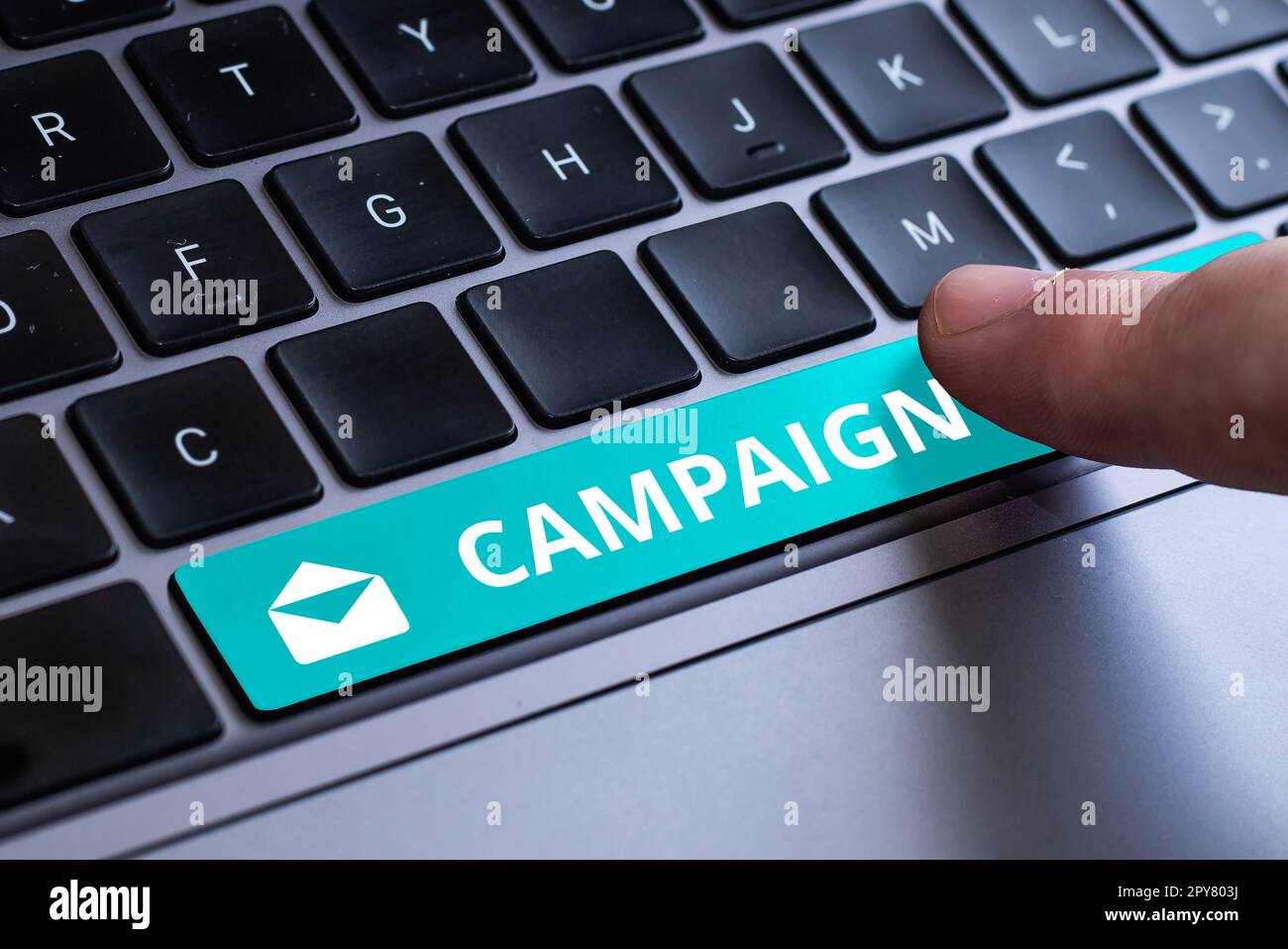 Conceptual display Campaign. Business idea organized course of action ...