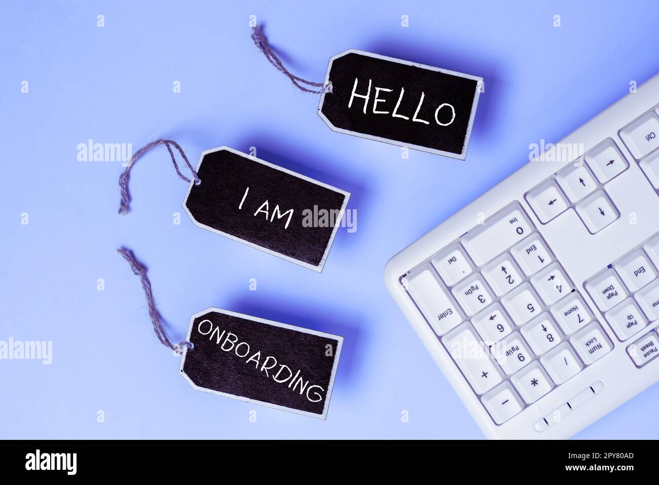 Hand writing sign Hello I Am Onboarding. Business concept Action ...