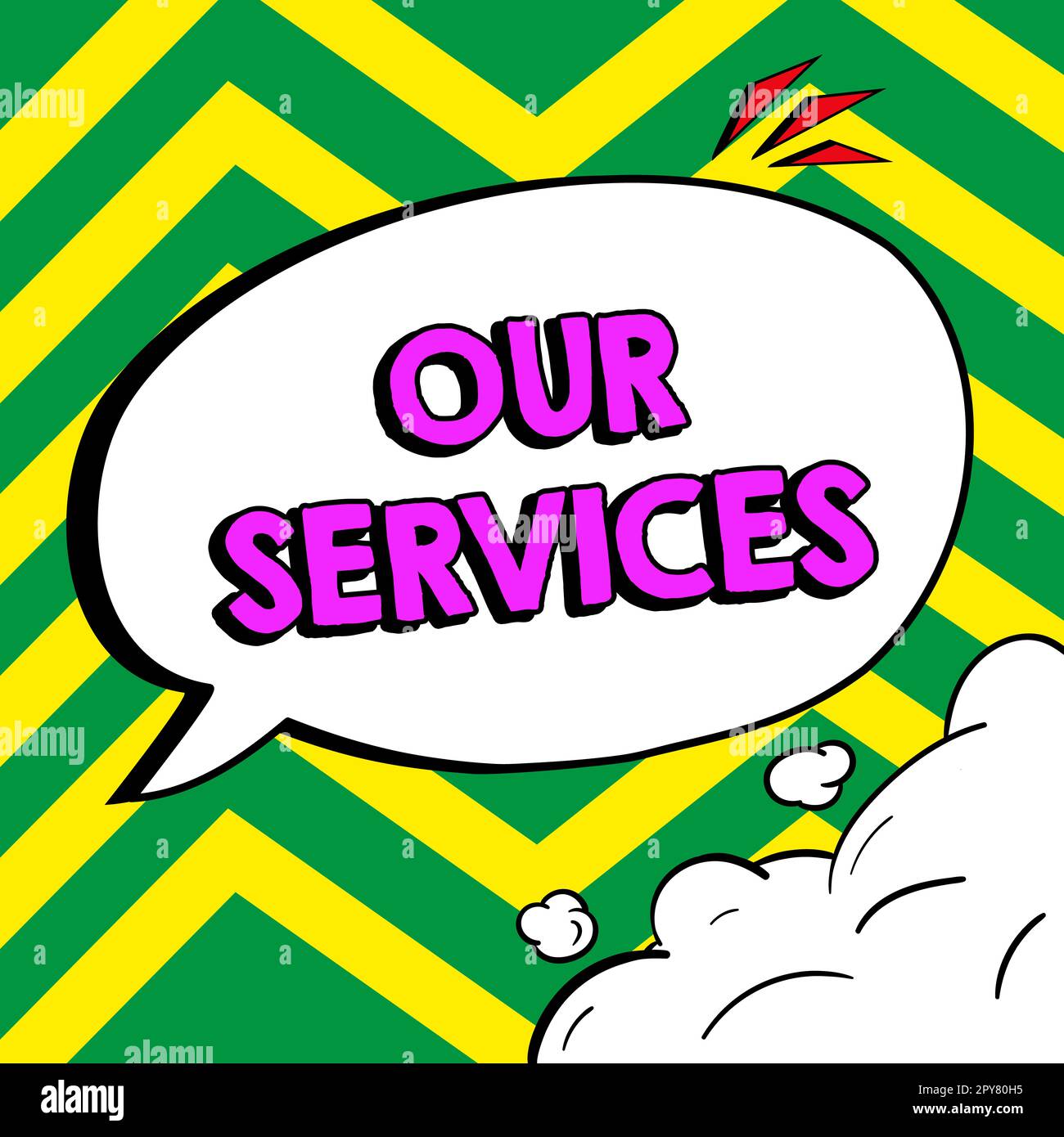 Conceptual caption Our Services. Business overview The occupation or ...