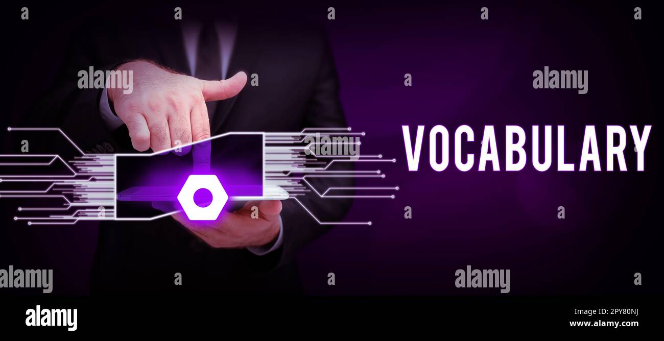 Text showing inspiration Vocabulary. Internet Concept collection of ...