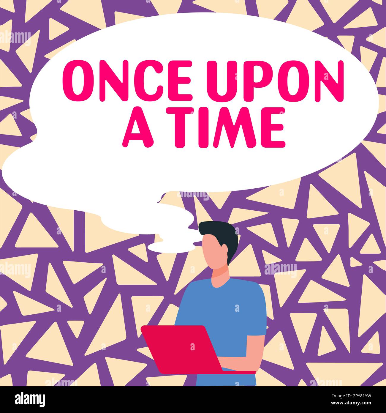 Handwriting text Once Upon A Time. Conceptual photo telling story ...