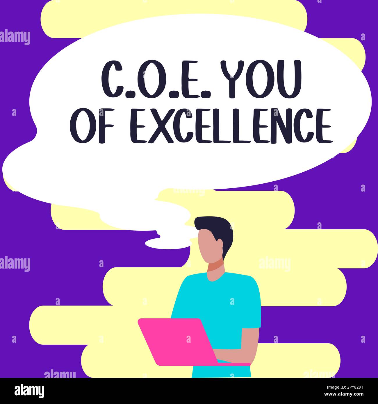 Text sign showing C.O.E. Center Of Excellence. Conceptual photo being ...