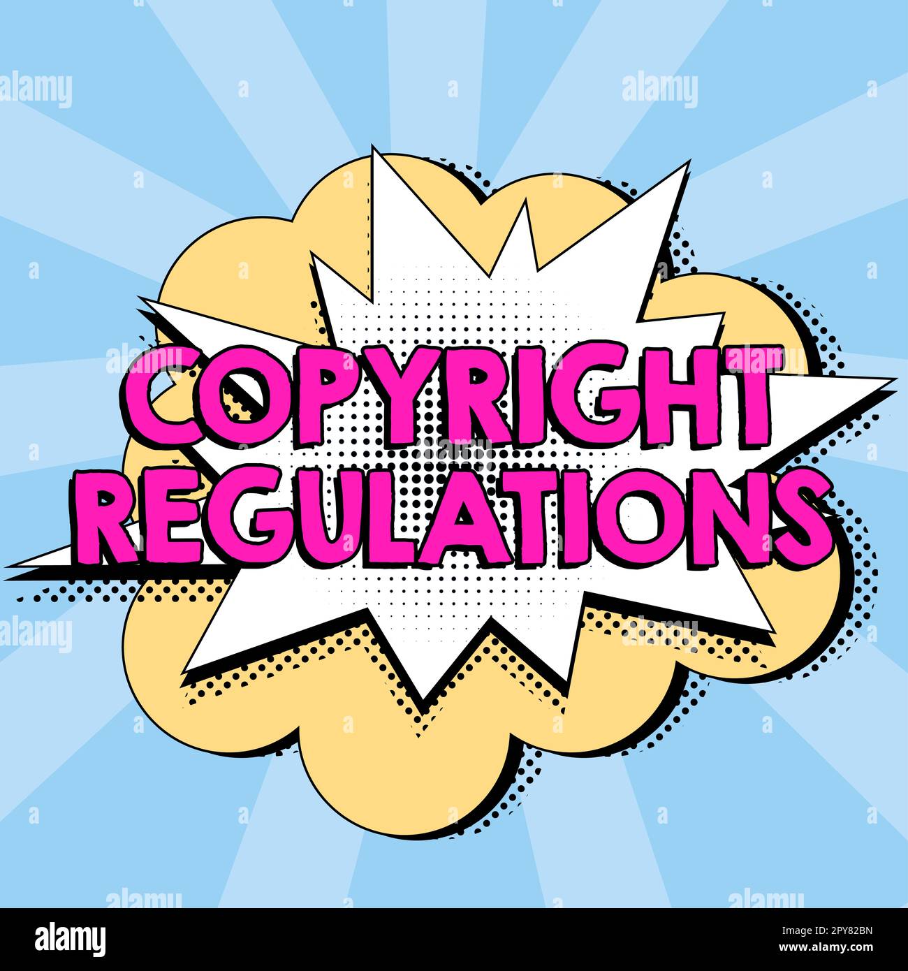 Conceptual caption Copyright Regulations. Internet Concept body of law ...