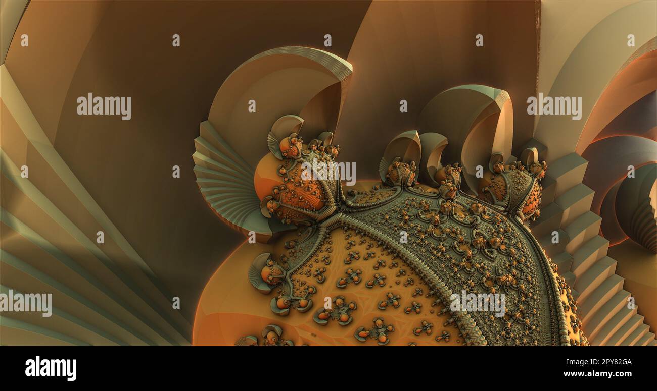 the surface of an alien planet under an alien sun 3d rendering Stock ...