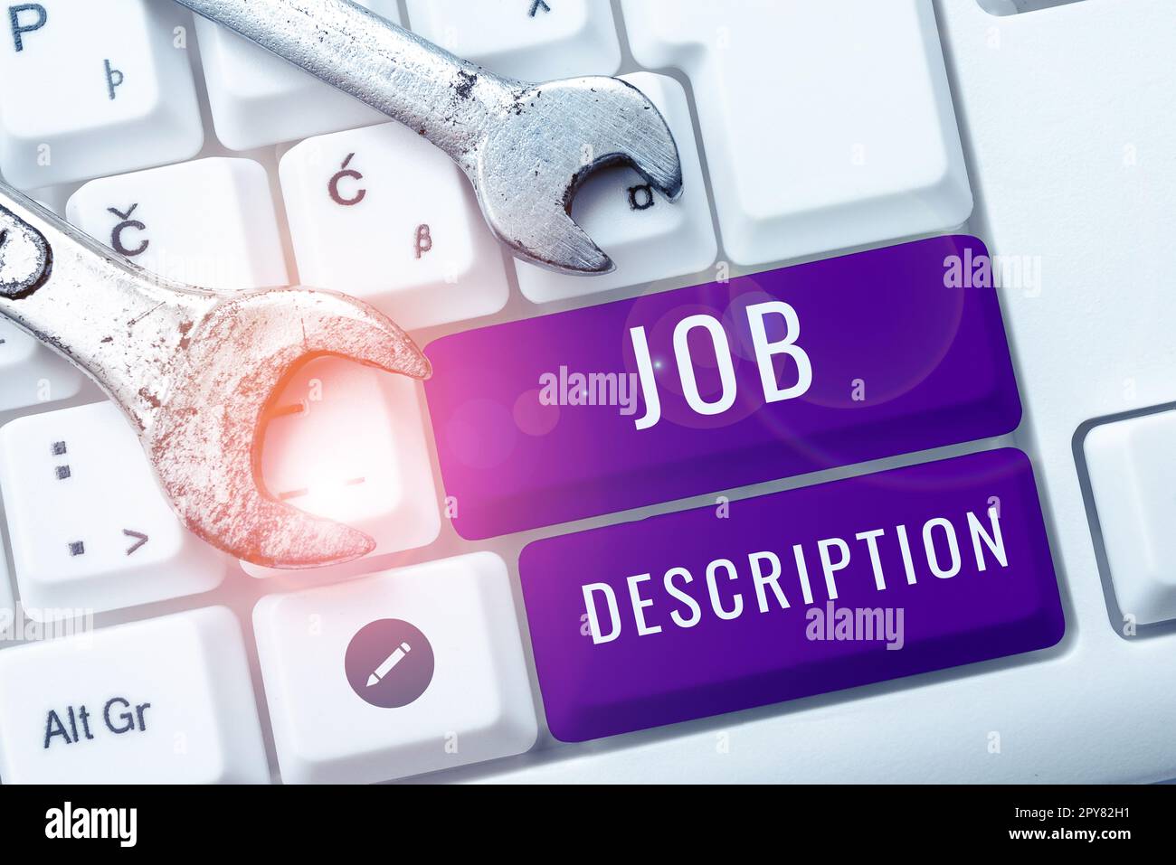 Text sign showing Job Description. Business showcase A document that ...