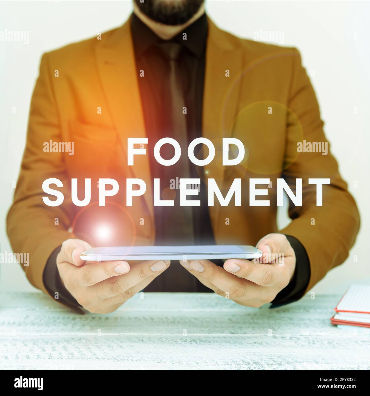Text sign showing Food Supplement. Internet Concept Conditions and ...