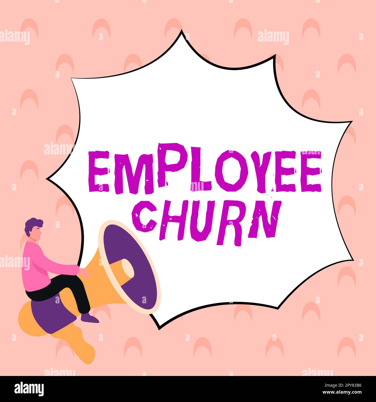 Handwriting text Employee Churn, Word Written on rate of change of ... Handwriting text Employee Churn, Word Written on rate of change of ...
