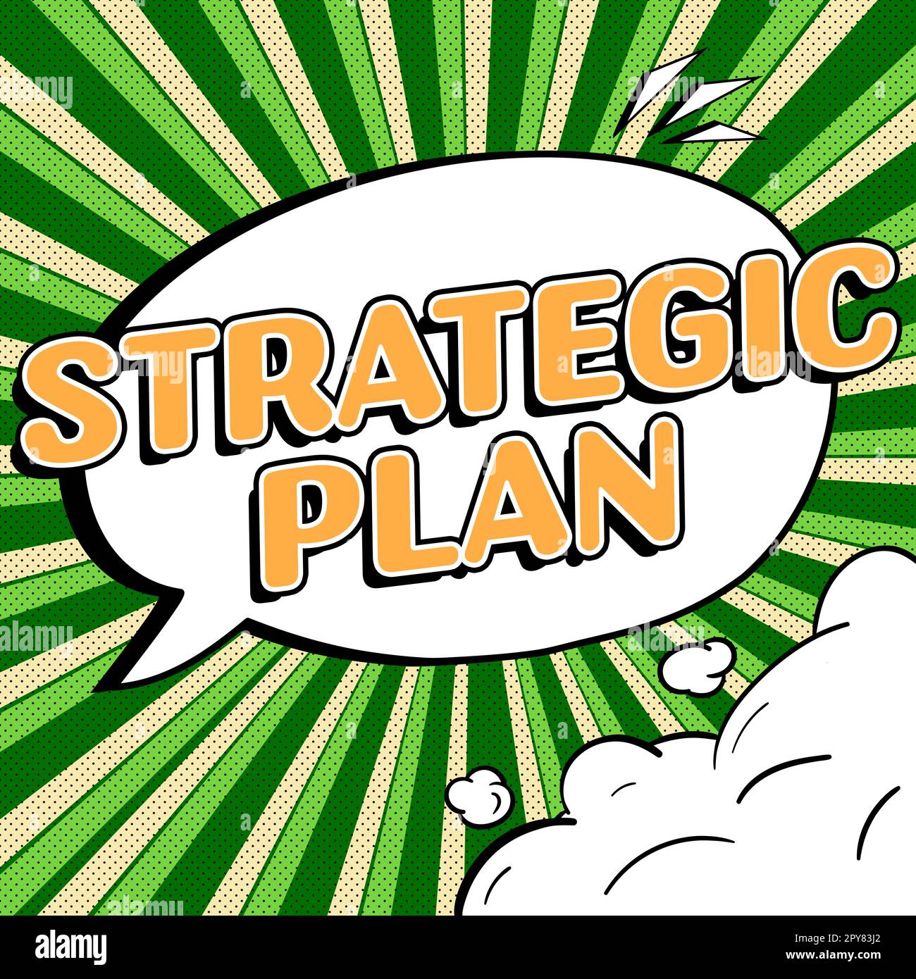 Inspiration showing sign Strategic Plan. Conceptual photo A process of ...