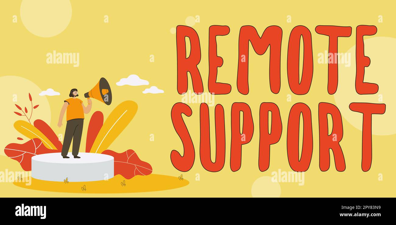 Conceptual caption remote hi-res stock photography and images - Alamy