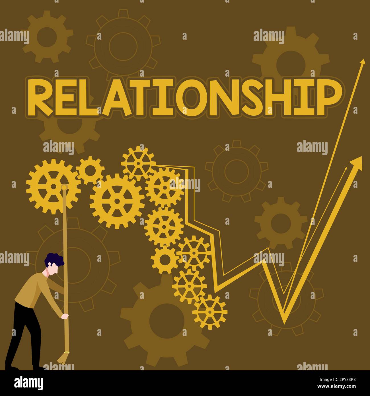 Inspiration showing sign Relationship. Business idea Developing ...