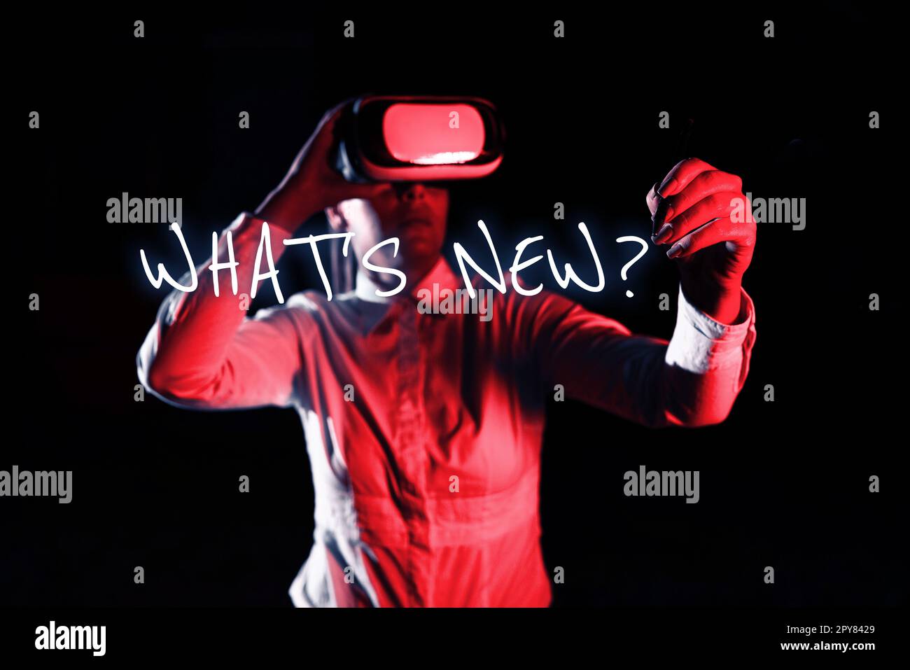 Hand writing sign What's New. Word Written on Asking about latest ...