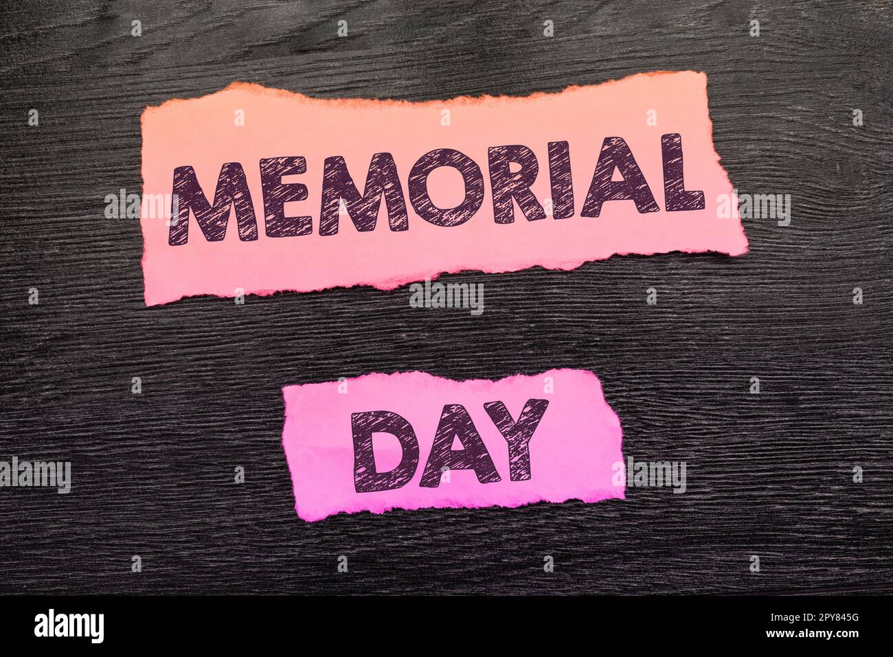 Text sign showing Memorial Day. Business showcase To honor and ...