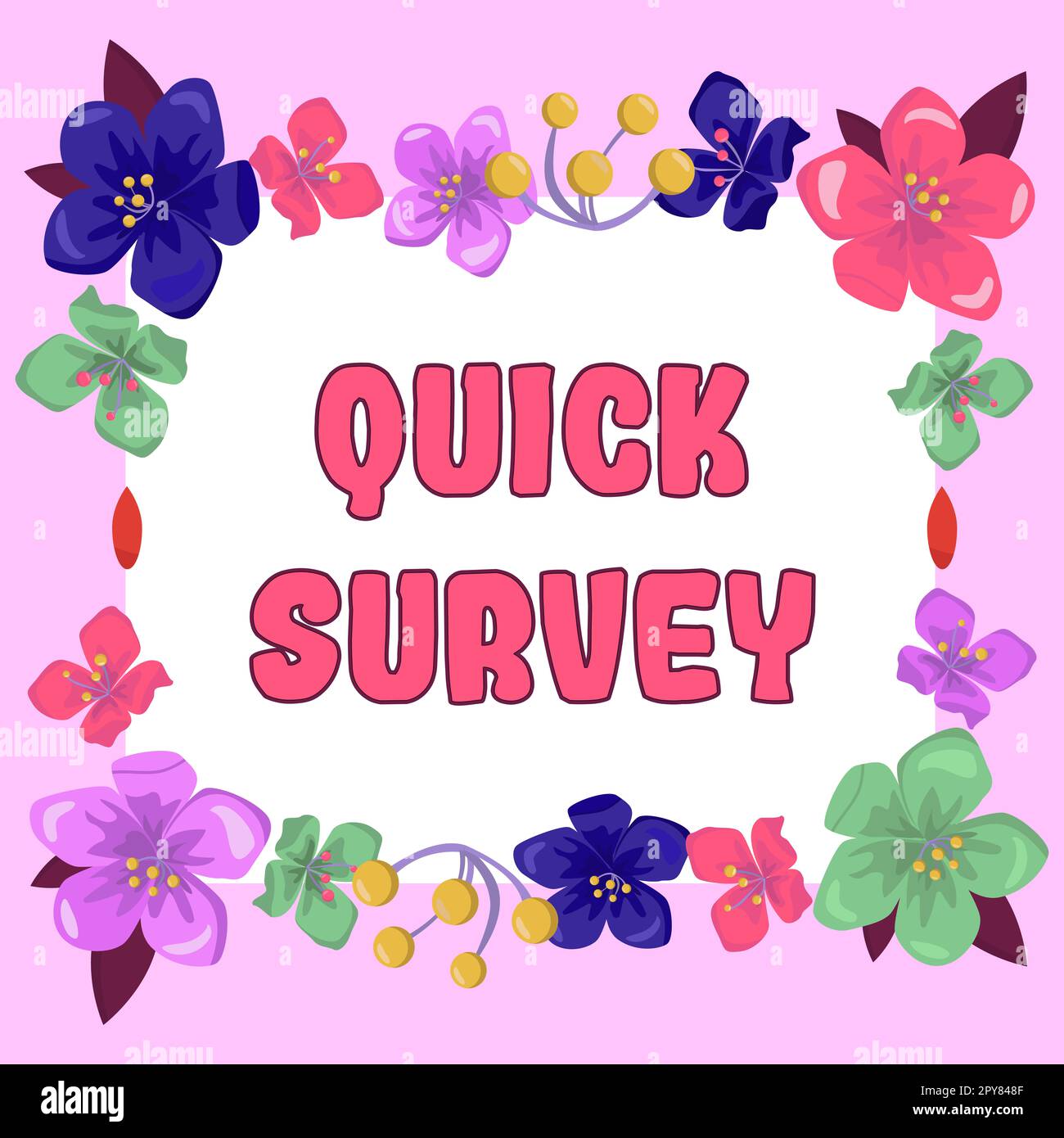 Conceptual display Quick Survey. Word Written on Conduct fast check on ...