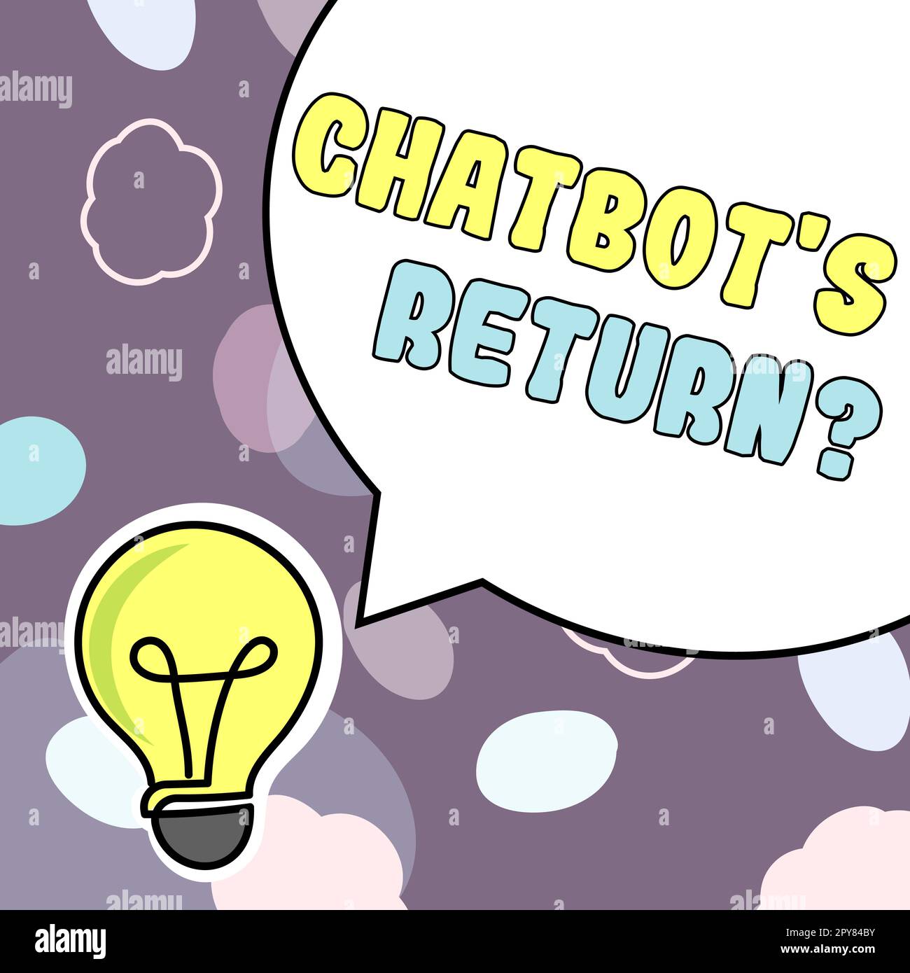 Conceptual Display Chatbots Return Business Overview Program That Communicate Use Text