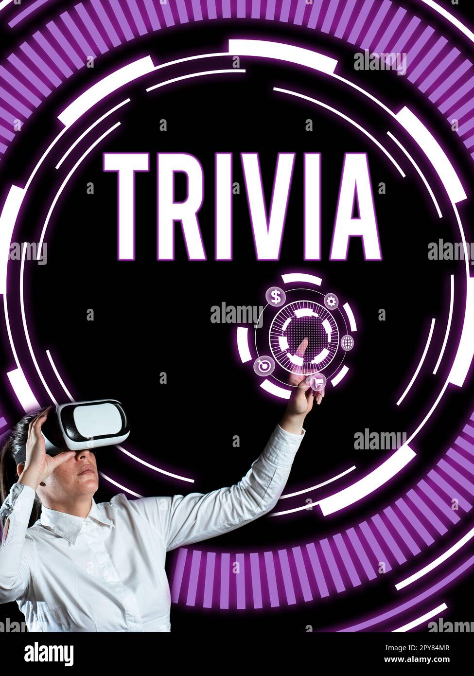 Text sign showing Trivia. Internet Concept details considerations ...