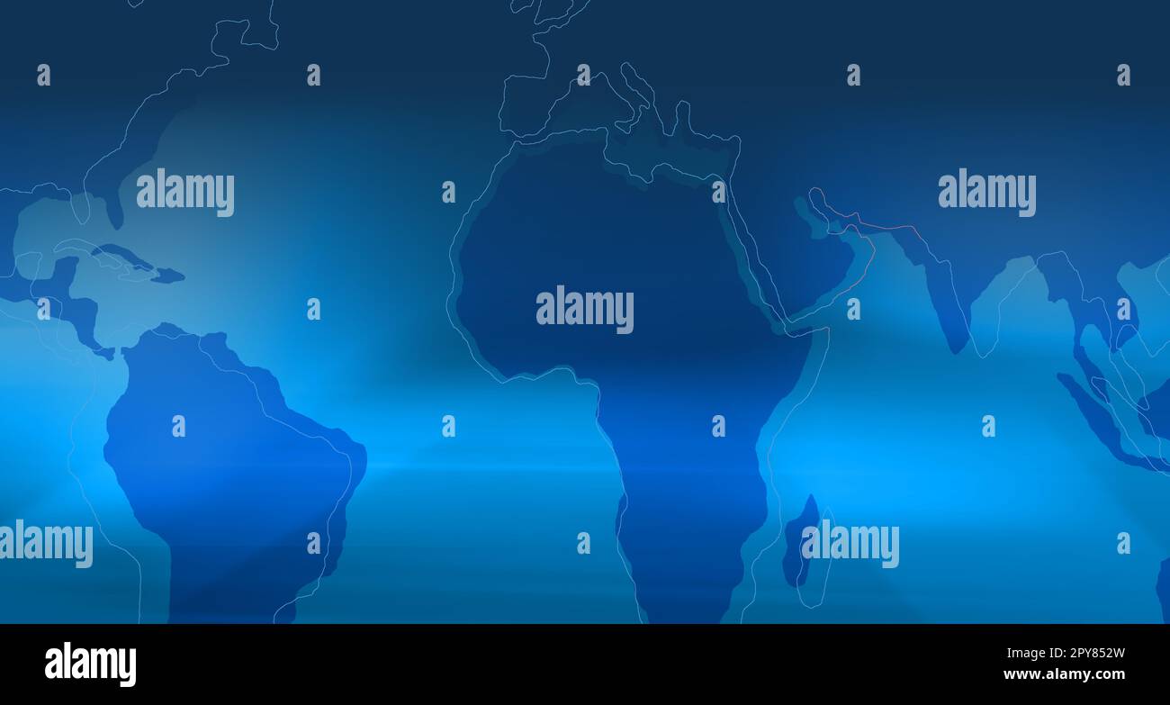 Graphical world news blue background, International and global ...