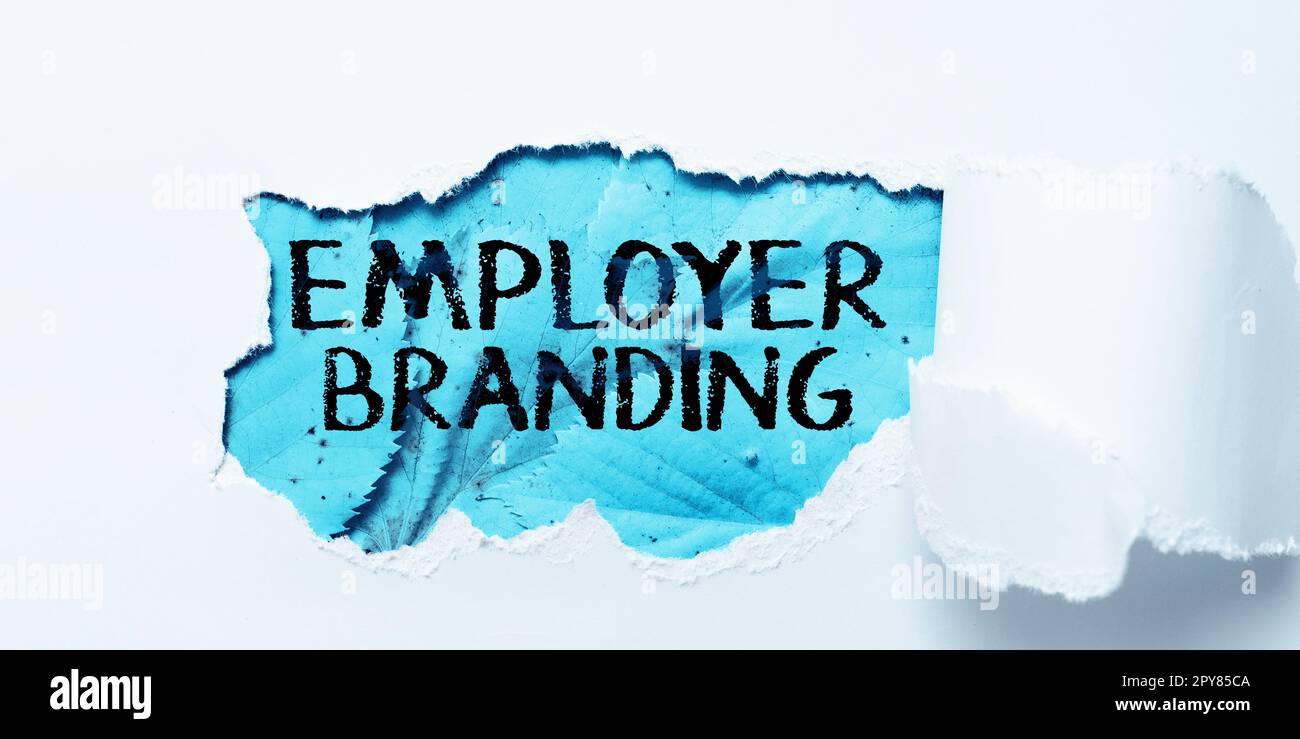 Text caption presenting Employer Branding. Business idea Process of ... Text caption presenting Employer Branding. Business idea Process of ...