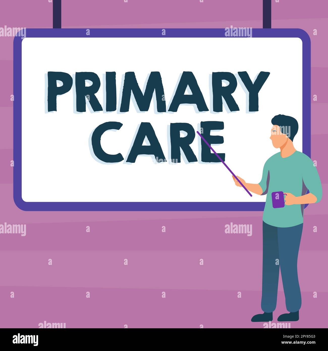 Sign displaying Primary Care. Business idea health care provided by ...