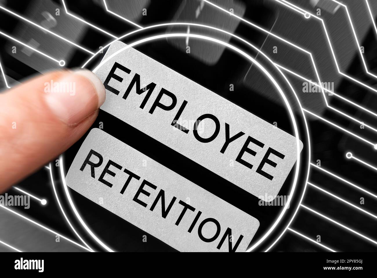 Conceptual display Employee Retention. Word Written on internal ...