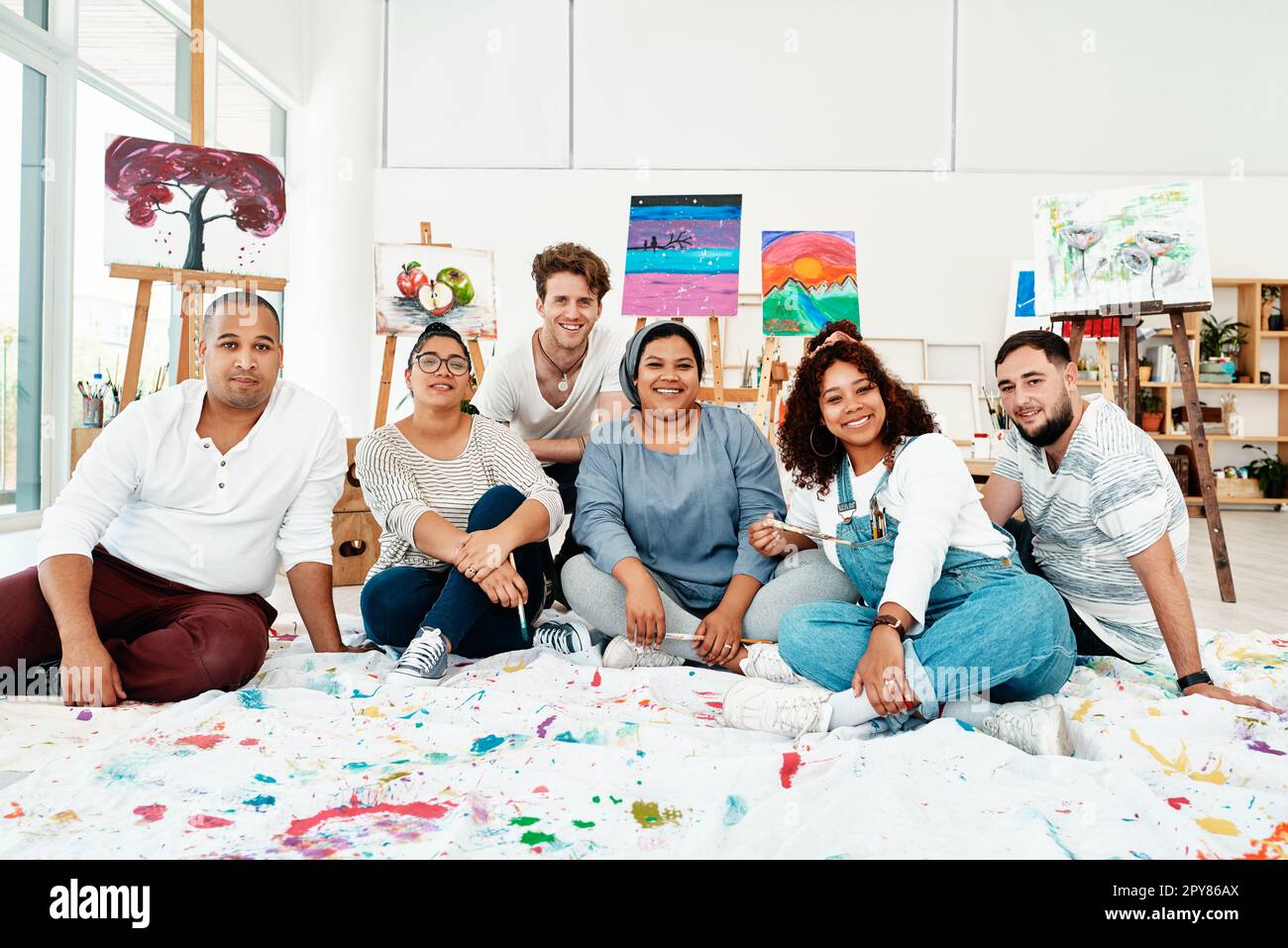 Heres to lifes greatest gift. Cropped portrait of a diverse group of ...