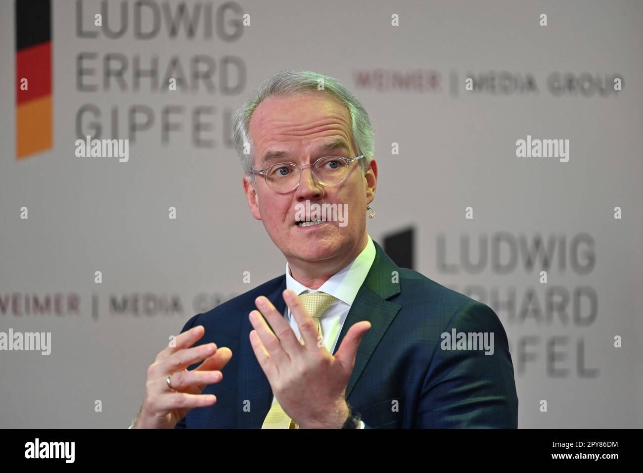 Gmund, Deutschland. 03rd May, 2023. dr Henrik Ahlers, CEO EY Germany ...