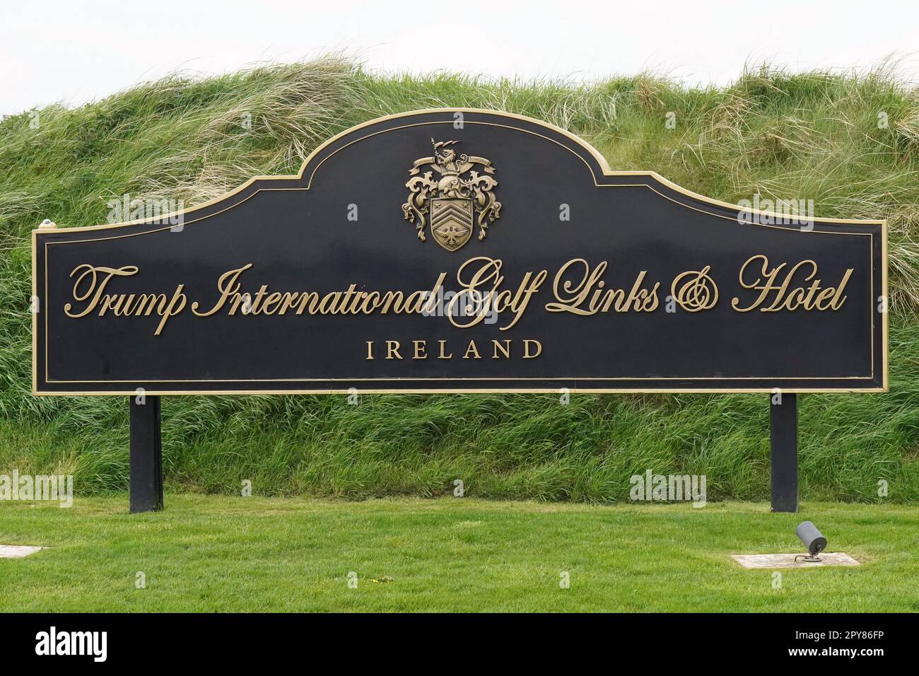 A general view of Trump International Golf Links & Hotel in Doonbeg, Co ...