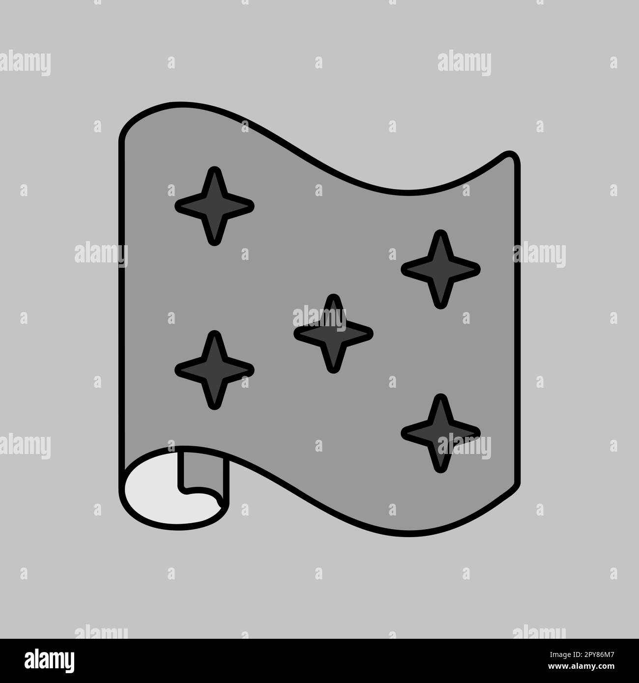 Wallpaper roll vector grayscale icon. Construction, repair and building ...