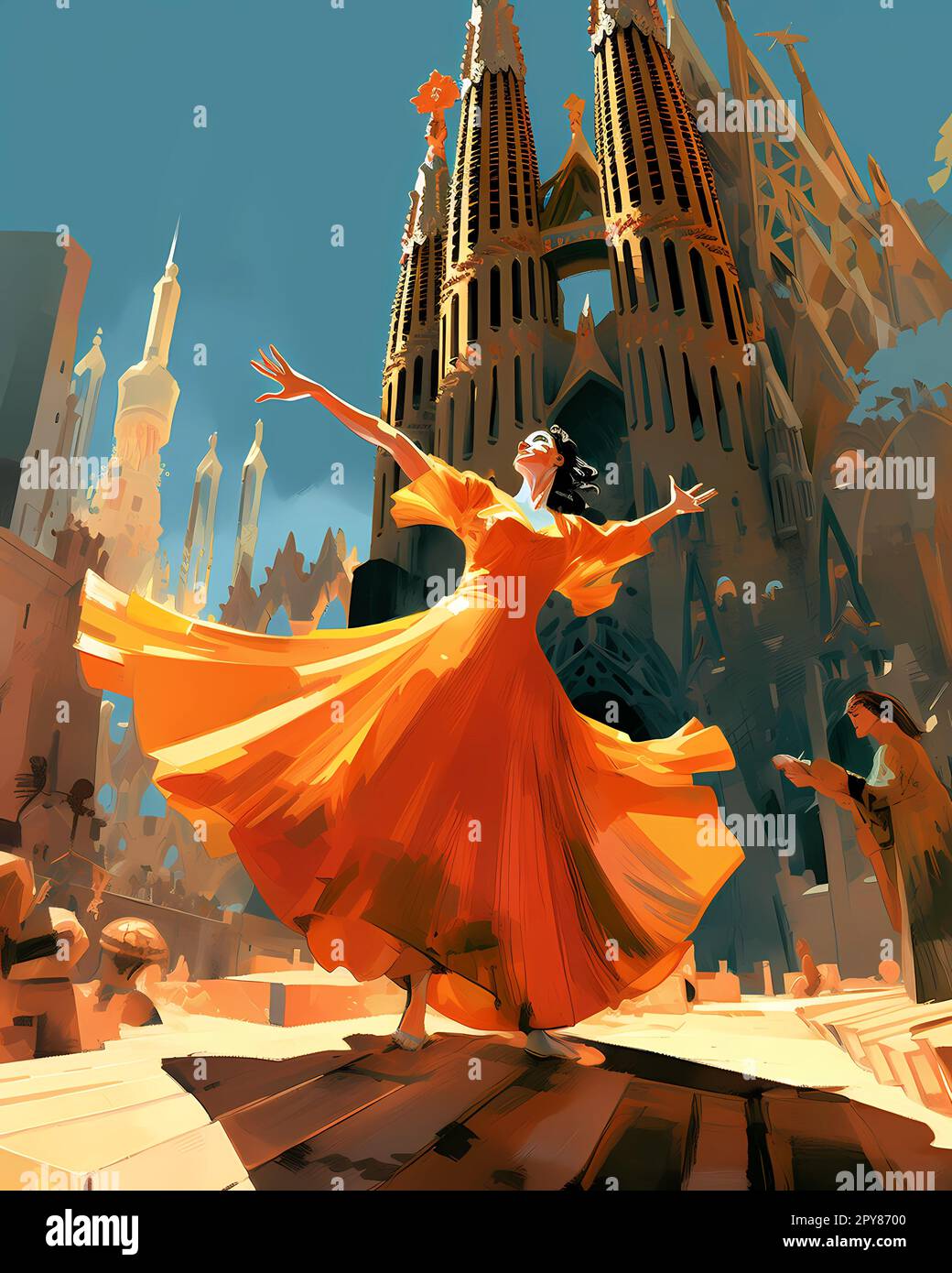 Antoni gaudí drawing hi-res stock photography and images - Alamy