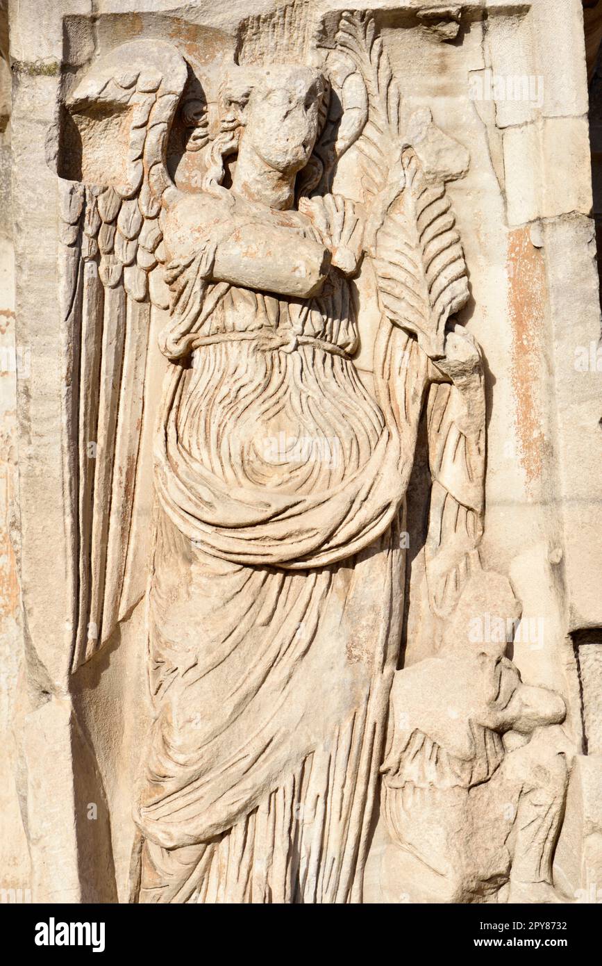 Italy, Rome, arch of Constantine, bas relief Stock Photo - Alamy