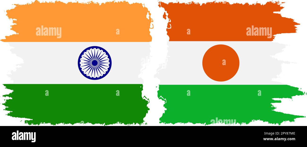 India niger flag hi-res stock photography and images - Alamy