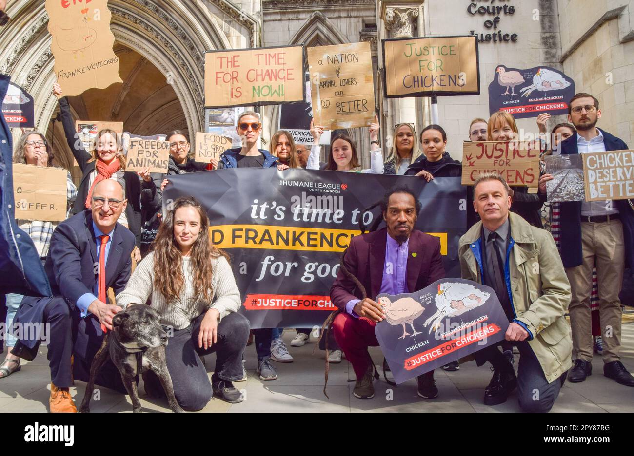 London, UK. 3rd May 2023. L-R: League Against Cruel Sports CEO Andy ...